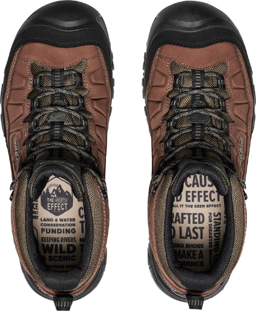 KEEN Targhee IV Mid Wp Polacchino Stivaletto Uomo bison/black 1028988 - KEEN Italia